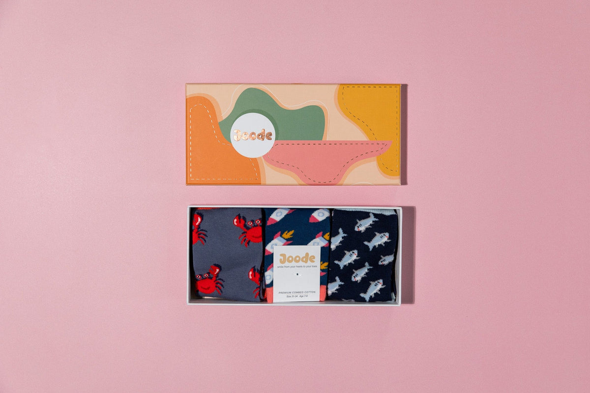 Gift Ideas for Boys - Gift Box of Fun Socks | Australia | Joode